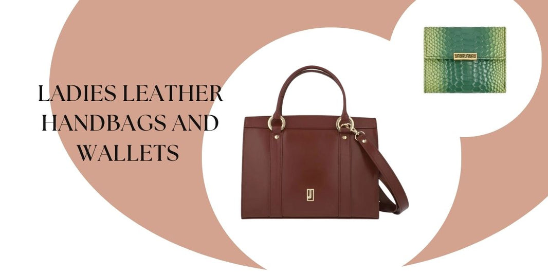 Discover trendy leather handbags and wallets for women online at Jaffe